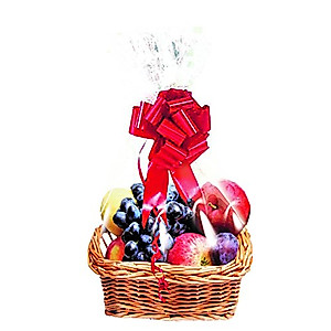 Purple Q Crafts Clear Basket Bags, 10 Pack, Clear Cellophane Wrap for Baskets & Gifts 18"x 30" 1.5 Mil Thick Easter Basket Bags(10)