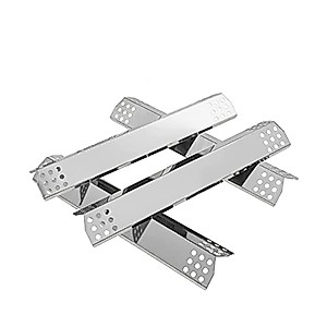 SafBbcue stainless Steel Heat Plate Replacement Part for Kitchen Aid 720-0745B, Nexgrill 720-0733, Jenn-Air 720-0709, 720-0336B, 720-0336C