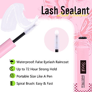 DIY Lash Extension Kit 240Pcs Lash Clusters Individual D Curl Eyelash Extension Kit 40D Wispy Cluster Lashes with Lash Glue 9-16MM Lash Clusters Eyelash Kit