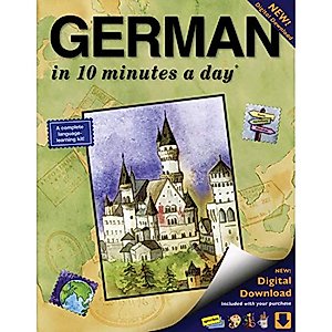GERMAN in 10 minutes a day: Language course for beginning and advanced study. Includes Workbook, Flash Cards, Sticky Labels, Menu Guide, Software, ... Grammar. Bilingual Books, Inc. (Publisher)