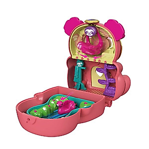 Polly Pocket Flip and Find Sloth Compact
