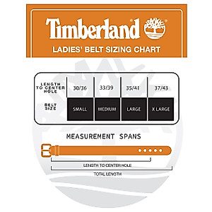 Timberland womens Casual Leather Belt for Jeans, Brown (Criss Cross), Medium (33-39)
