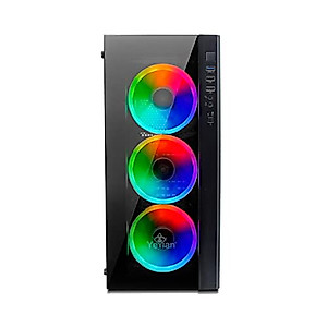 YEYIAN Katana X23 Gaming PC Computer, Intel 12th Gen Alder Lake i7-12700KF 12-Core 3.6GHz, GeForce RTX 3060 TI 8GB GDDR6, 1TB NVMe Gen 4 SSD, 32GB DDR5 4800MHz, 120mm AIO, Windows 11, WiFi 6, BT 5.2