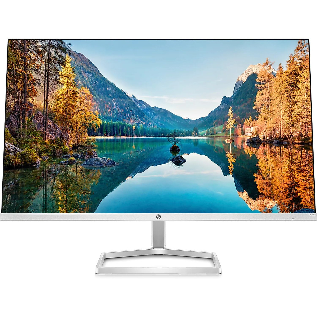 HP M24fw FHD 24 inches 1920 x 1080 IPS Monitor Display 5ms GtG 1000:1 - 300 nits, On-screen controls, AMD FreeSync Low blue light mode; Anti-glare, VGA, HDMI - White (Renewed)
