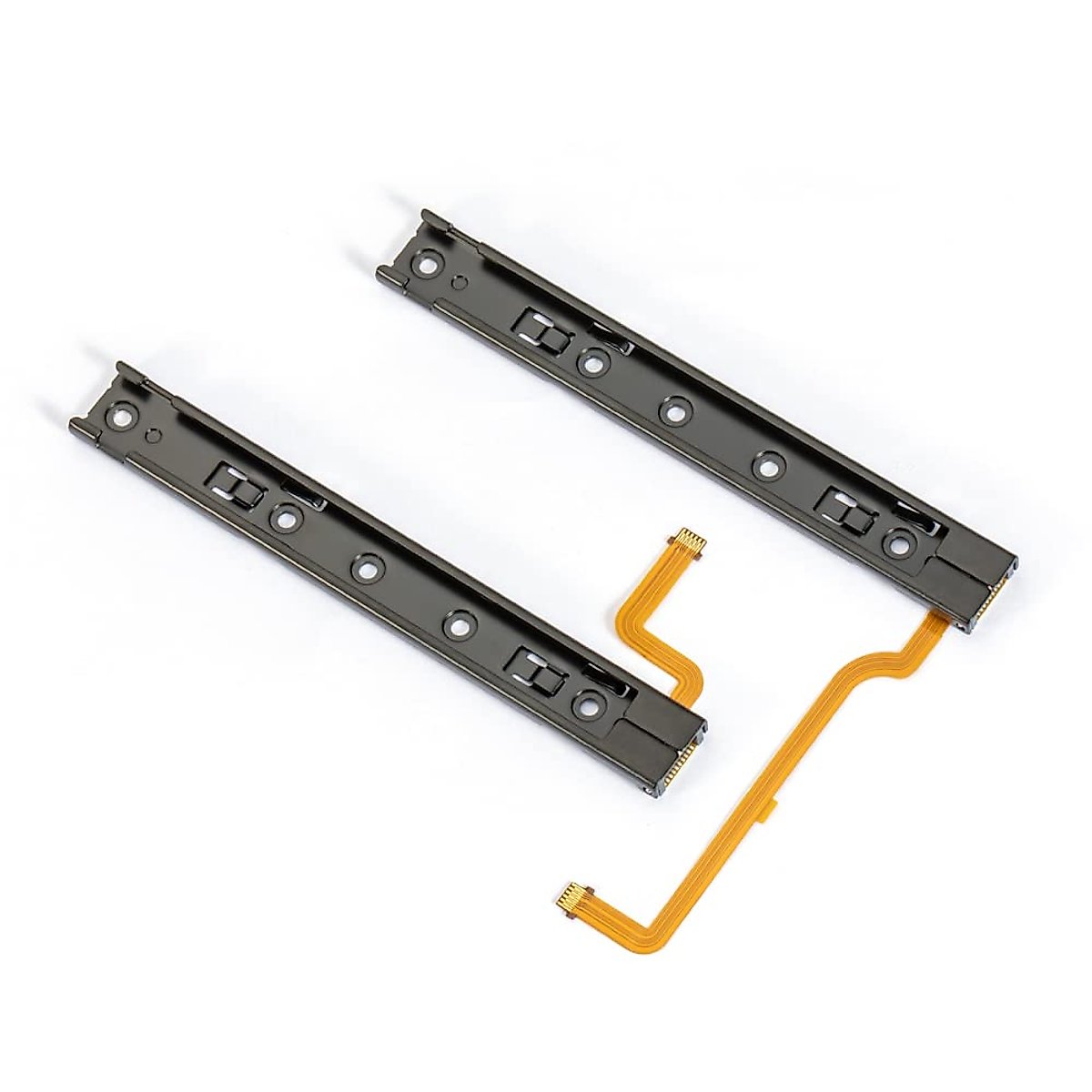 RGEEK 2022 Update Original Part Replacement Right and Left Slide Rail with Ribbon Flex Cable Replacement Part for Nintendo Switch Joycon Accessories Parts