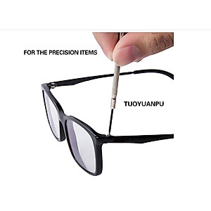 TUOYUANPU 6PCS Mini Screwdriver Set, Eyeglass Repair Kit Screwdriver，Precision Repair with 6 Different Sizes Flat head and Philips Screwdriver Sets,Ideal For Watch, Electronic Repairs