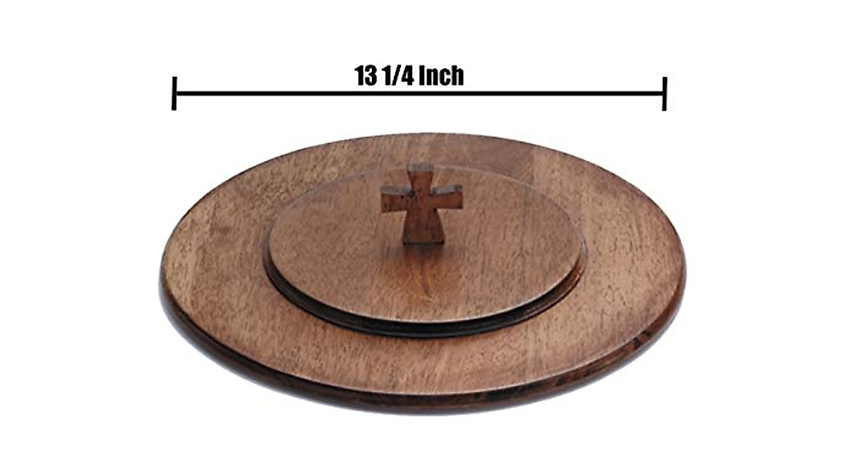 Handcrafted Maple Wood Communion Tray Lid – Perfect for Churches