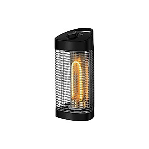 Energ+ Infrared Electric Outdoor Heater, Freestanding Oscillating with Tip-Over Protection, Radiant Heating, Portable and Lightweight Patio Heater, Waterproof and Dust Resistant