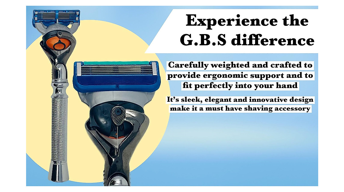 G.B.S Flex Ball Handle Razor - Comfortable & Stylish Shaving Tool