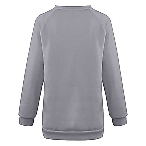 JJHAEVDY Women's Ugly Christmas Crewneck Sweatshirt Novelty 3D Graphic Long Sleeve Sweater Shirt