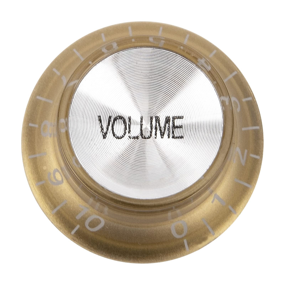 Yootones 6Pcs Speed Control Knobs Plastic Top Hat Style Knobs Compatible with Les Paul Electric Guitar Replacement (Gold)