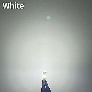 MOAEWN 20 Pcs T5 LED Lights for Car Dashboard, Super Bright White 74 37 2721 PC74 Replacement with Twist Lock Socket, for Interior Dome Door Instrument Cluster Dashboard Panel Gauge Indicator