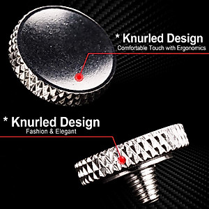 Camera Shutter Button (2 Pack/Silver) Upscale and Delicate Soft Shutter Release Button