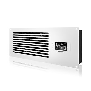 AC Infinity AIRFRAME T7-N White, High-Airflow Cooling Fan System 17", Intake Airflow, for AV Equipment Rooms, Closets, and Enclosures