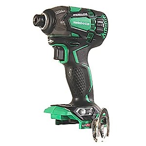 Metabo HPT 18V Cordless Impact Driver, 1/4-in Hex Chuck, Triple Hammer Technology, Powerful 1, 832 In/Lbs Torque, Variable Speed Trigger, IP56 Compliant, LED Light, Tool Only (WH18DBDL2Q4)