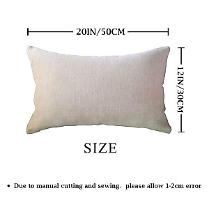 ULOVE LOVE YOURSELF Our Happy Place Reversible Throw Pillow Covers Home Sweet Home Double Sided Cushion Covers Rustic Farmhouse Decor Pillowcases for Sofa/Couch/Porch (Grey)