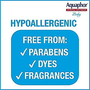 Aquaphor Baby Skin Care Set - Fragrance Free, Prevents, Soothes and Treats Diaper Rash - Includes 14 oz. Jar of Advanced Healing Ointment & 3.5 oz Tube of Diaper Rash Cream