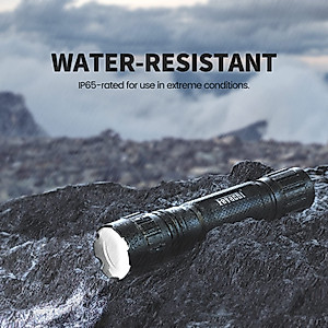 Feyachi FL22-MB Tactical Flashlight 1200 Lumen LED Weapon Light with Low Profile Mlok Flashlight Mount, Pressure Switch