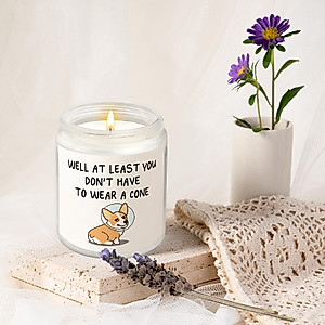 Get Well Soon Gifts for Women, Funny Get Well Gifts for Women After Surgery - Lavender Scented Candle, Feel Better Thinking of You Cheer up Gifts for Family Friend Coworker Men