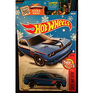 2016 Hot Wheels '15 DODGE CHALLENGER SRT #109 ~ Blue/Orange ~ SNOWFLAKE CARD .HN#GG_634T6344 G134548TY18614