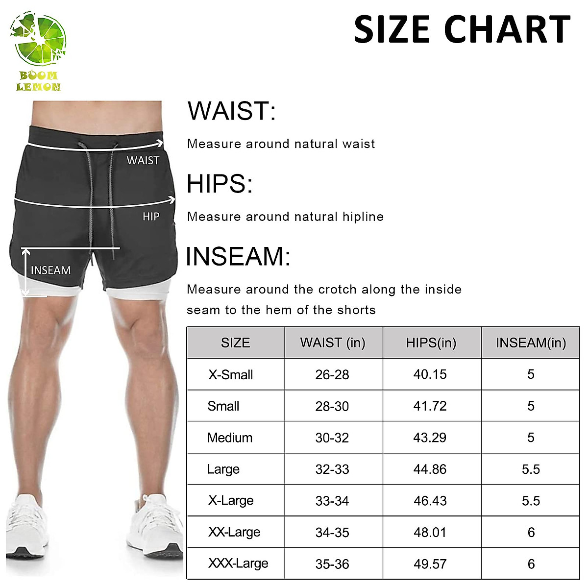 BOOMLEMON Men's 2-in-1 Running Workout Shorts Gym Training Athletic Short Pants with Towel Loop(Army Green M)