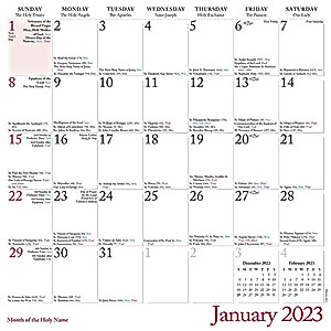 2023 Life of Our Lord Wall Calendar