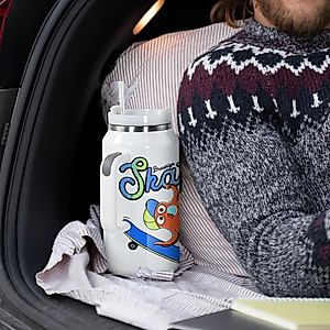 AGH 60 oz Sublimation Tumbler with Handle and Straw 2 Pack Reusable Insulated Travel Mugs,Stainless Steel Vacuum Insulated Mug,Keeps Ice Cold for 24 Hours,Dishwasher Safe