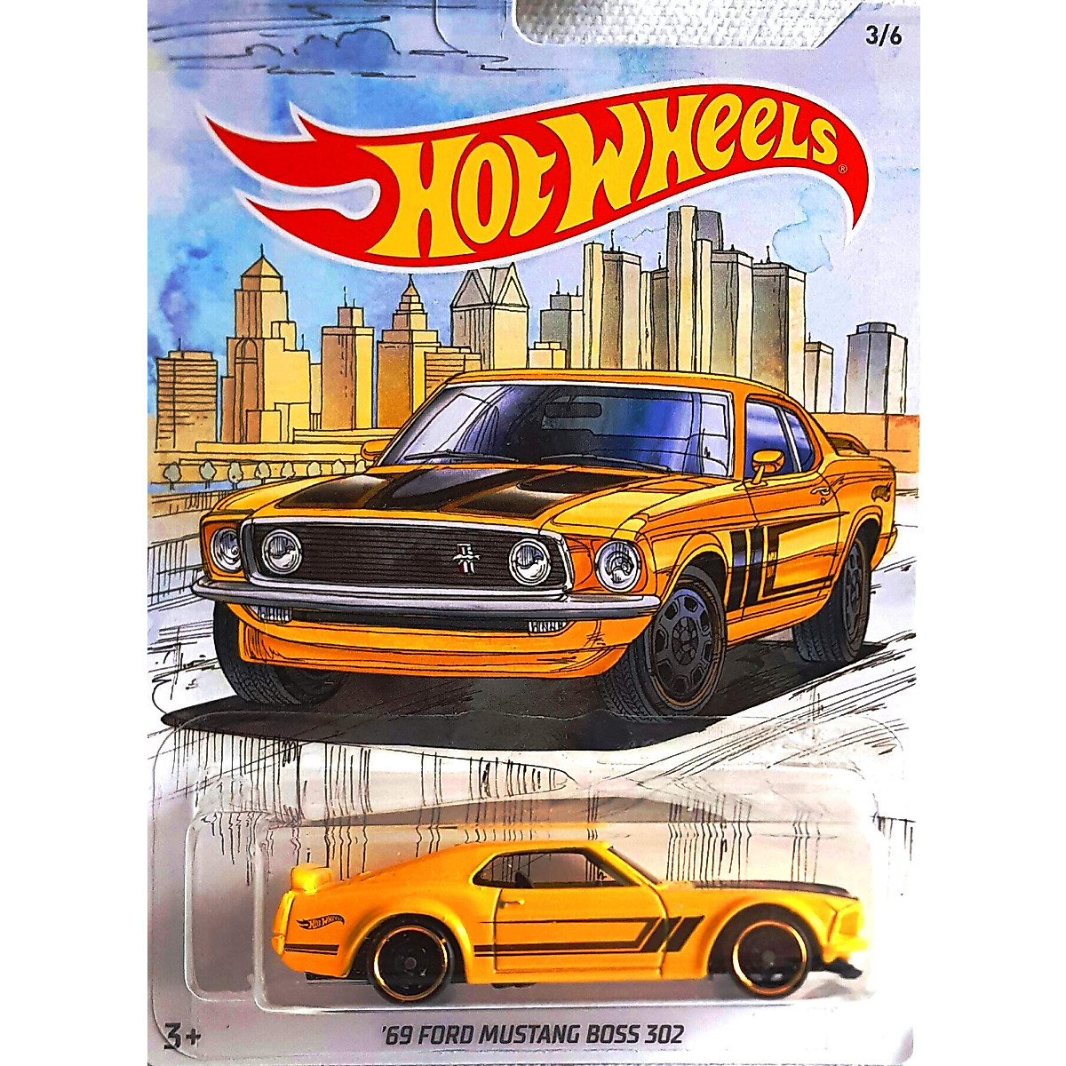 Hot Wheels Detroit Muscle Car Complete Series 6 Car Set