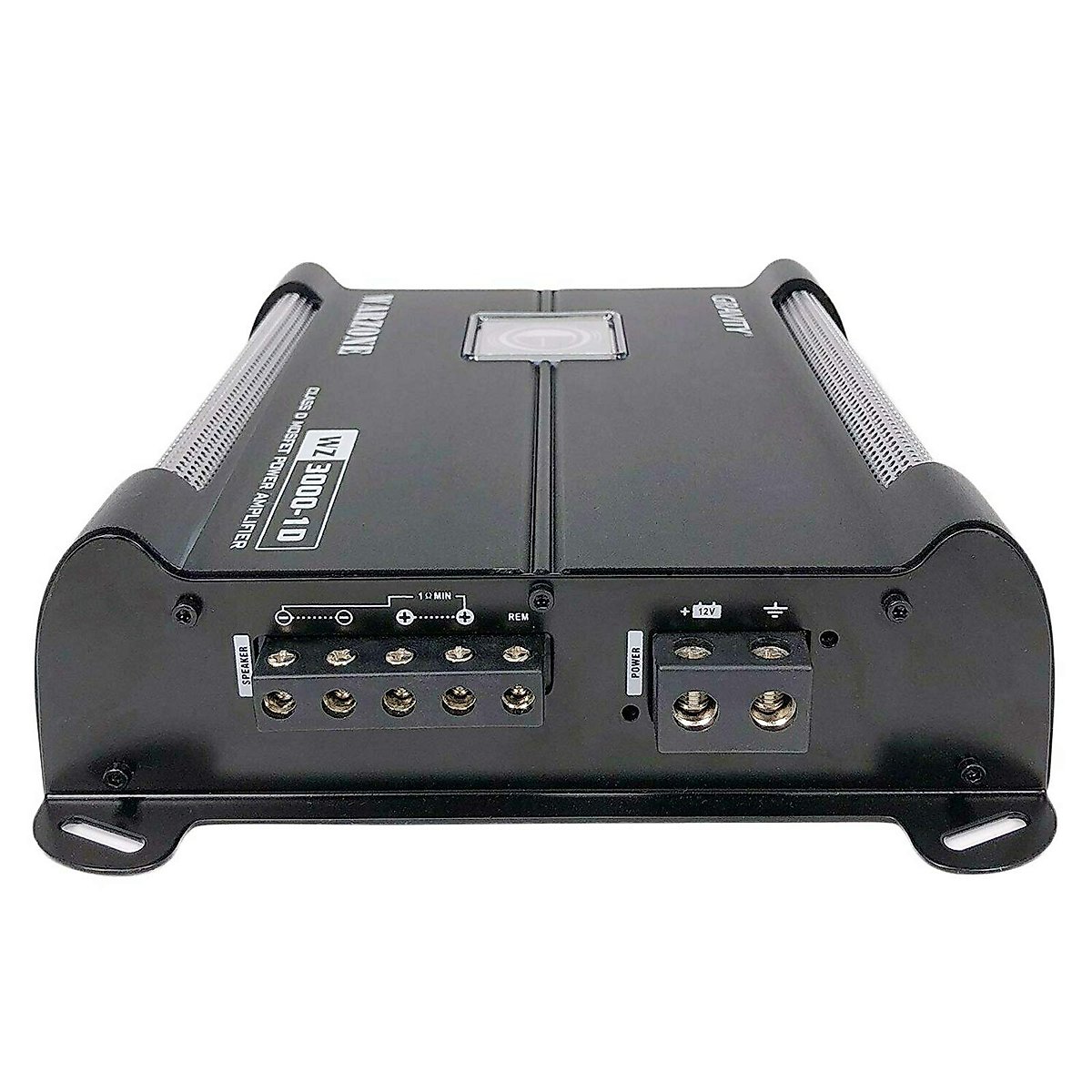 Car Amplifiers - Gravity Audio WZ3000.1D Warzone 3000W Class D Amp 1/2/4 Ohm Stable with Remote Sub Control
