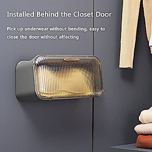 YLNAPUOPJIA Socks Underwear Panties Organizer Box, Household Anti Dust Closet Wall-mounted Organization Storage Box, Organizers Boxes for Storing Socks,Underwear, Panties