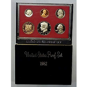 1982 S U.S. Mint Proof Set Original Mint Pkg
