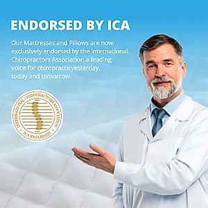 EGOHOME King Mattress 14 Inch, Charcoal Gel Memory Foam Mattress Bed in a Box, Back Pain Relief Mattress Made in USA, Medium Firm Mattress, CertiPUR-US Certified,76”x80”x14”, White