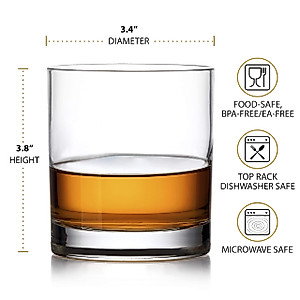 Bravario Unbreakable Glasses Bundle | 4 Wine, 4 Whiskey, 4 Champagne | Shatterproof 100% Tritan Plastic | Dishwasher-Safe | BPA-free | Awesome for Indoor & Outdoor, Gifts & Holidays