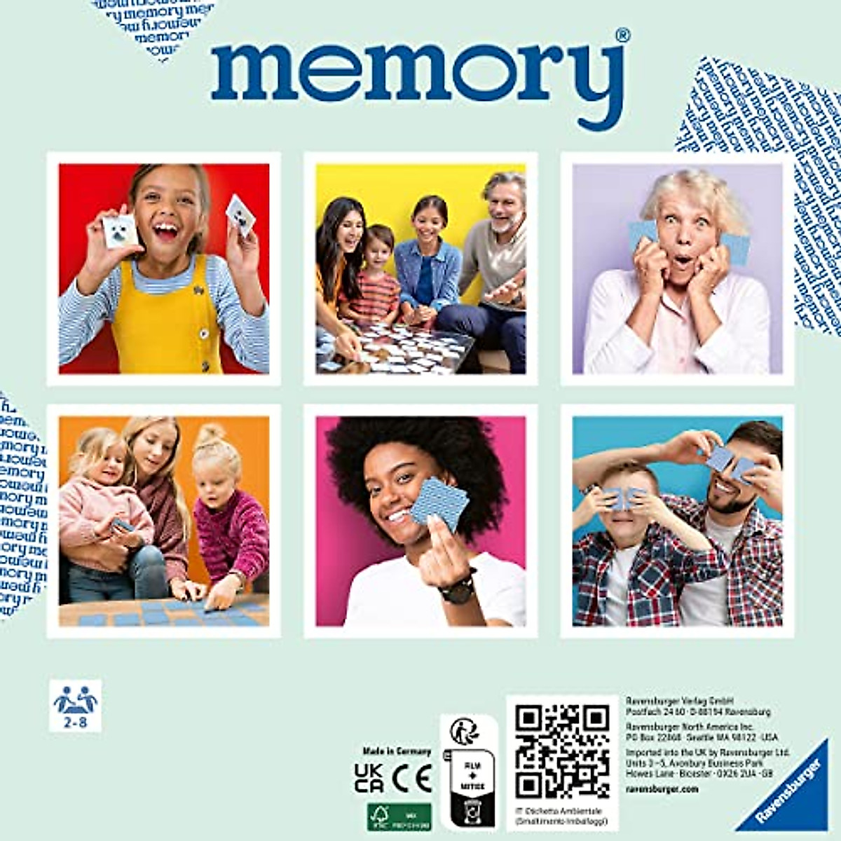 Ravensburger Animal Babies Memory Game - Engaging Picture Matching Game for Kids | Enhances Focus & Memory Skills | Fun for Family Game Night | Ideal for Ages 3 and Up