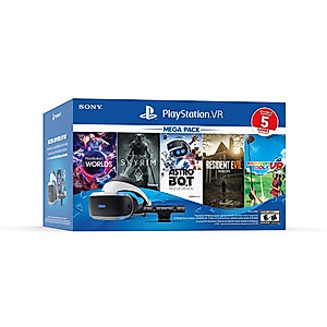 2019 Playstation 4 PS4 Slim 1TB Console + Playstation VR Headset + Playstation Camera + 8 Games Bundle (Renewed)