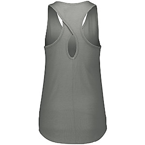 Augusta Sportswear Womens Lux Tri-Blend Tank, Grey Heather, L