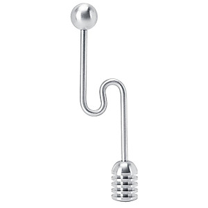 Honey Spoon - Household 304 Stainless Steel Honey Stirrer Dessert Honey Spoon Stirrer Mixing Stick Kitchen Cooking Tools