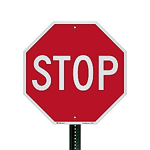 SmartSign "STOP" MUTCD Sign | 24" x 24" 3M Diamond Grade Reflective Aluminum