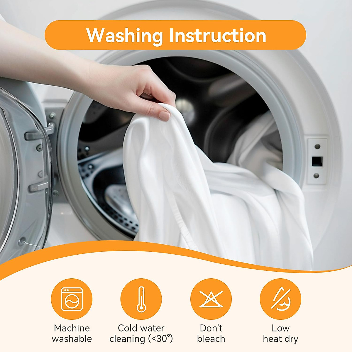 Outpain White Spandex Table Clothes for 8 Foot Rectangle Tables-6Pack 8FT Spandex Fitted Table Cover, Wrinkle Free Tablecloths with Skirt for Parties, Wedding, Birthday, Banquet, Festival