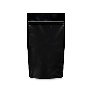 Loud Lock Mylar Bags Smell Proof 1/4 Ounce Black/Clear - 100 Count 6.7" X 4" 6mill Thickness - Packaging Bags - Mylar Bags For Food Storage - Resealable Bags - Smell Proof Bags - Dispensary Packaging