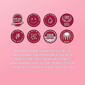 Serenity Kids Toddler Formula Powder Drink Made with Grass Fed Organic A2 Whole Milk | Easy to Digest, Clean Ingredients | Clean Label Project Purity Award Certified | 12.7 oz Can | 1 Count