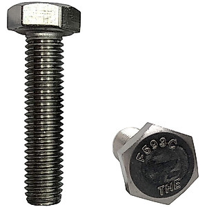 3/8" -16 x 3-304-STAINLESS Steel - 18-8 HEX Head Bolt - 304 Grade. General Purpose - Hurricane Bolt (50)