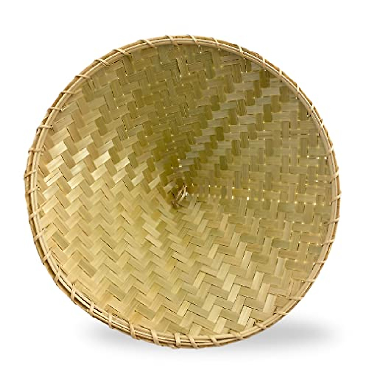 PANWA Traditional Sticky Rice Cooking Steamer Basket Wicker Lid Handcrafted “Universal Fit for all Large” Wing and Round Baskets