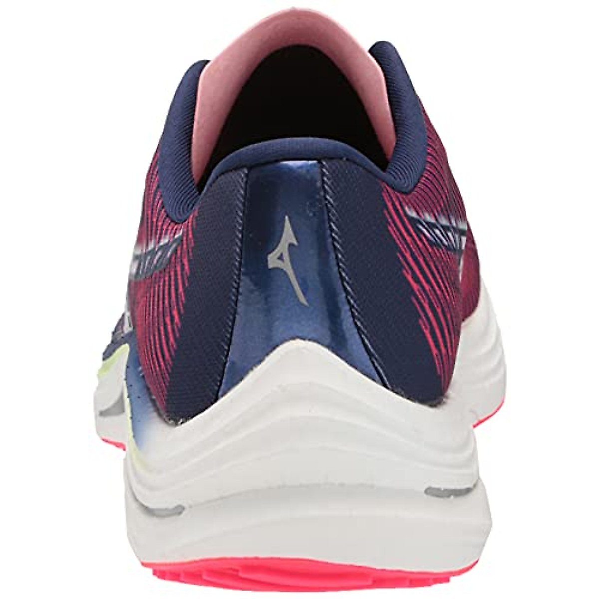 Mizuno Women's Wave Rebellion Running Shoe, Diva Pink-Indigo White, 8