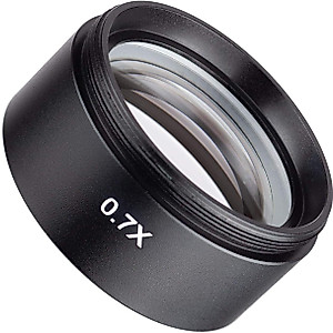 AmScope SM07 0.7X Barlow Lens For SM Stereo Microscopes (48mm)