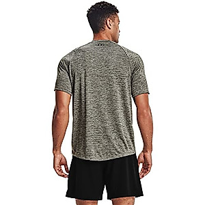 Under Armour Men's Tech 2.0 V-Neck Short-Sleeve T-Shirt , Victory Green (369)/Black, X-Large