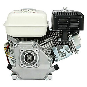 6.5HP Gas Powered Engine 160cc 4 Stroke OHV Gas Motor Pull Starter 3600RPM, Shaft 3/4" (20mm), 10.8N-m Torque for HONDA GX160 Air Cooled Single Cylinder Replacement for Compressor, Lawnmower