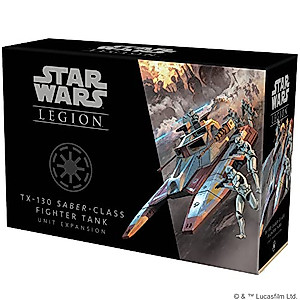 Atomic Mass Games Star Wars: Legion TX-130 Saber-Class Tank Unit Expansion - Unleash Elegant Fury! Tabletop Miniatures Strategy Game for Kids and Adults, Ages 14+, 2 Players, 3 Hour Playtime, Made