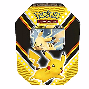 MINT Pokemon V Power Tin Featuring Pikachu V