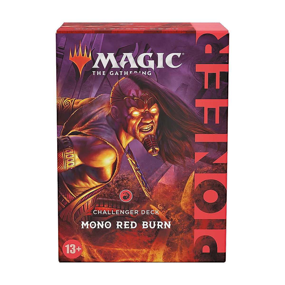 Magic The Gathering Pioneer Challenger Deck 2021 – Mono Red Burn (Red) for ages 13+ years